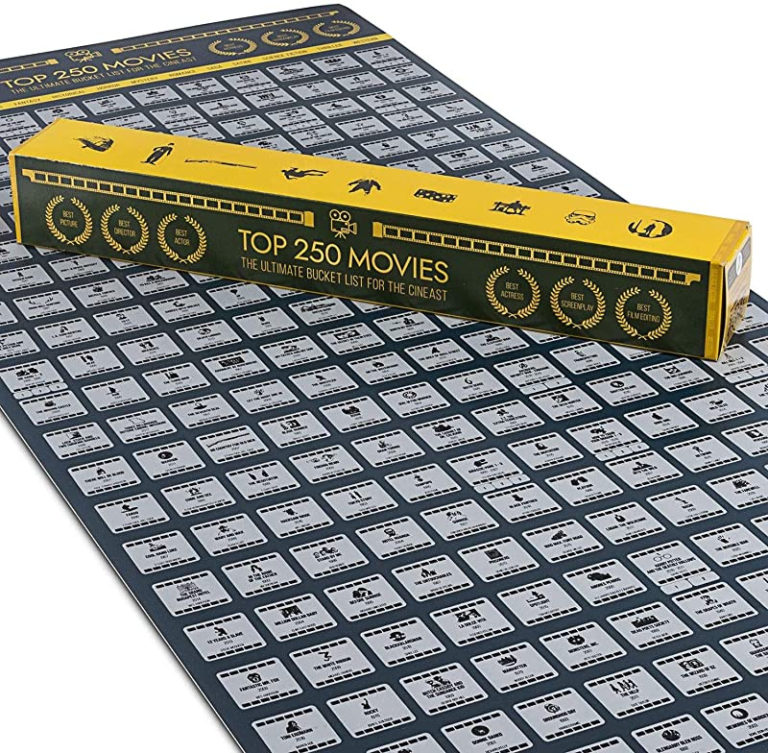 Movies Bucket List Posters - Scratch Card Printing UK