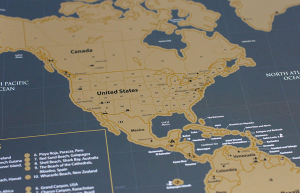 Scratch Off World Maps - Scratch Card Printing UK