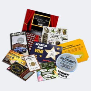 Custom Scratch Card Printing, Personalised Scratch Cards Online