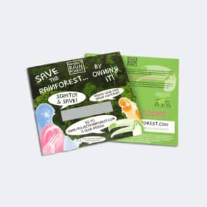 Custom Scratch Card Printing, Personalised Scratch Cards Online